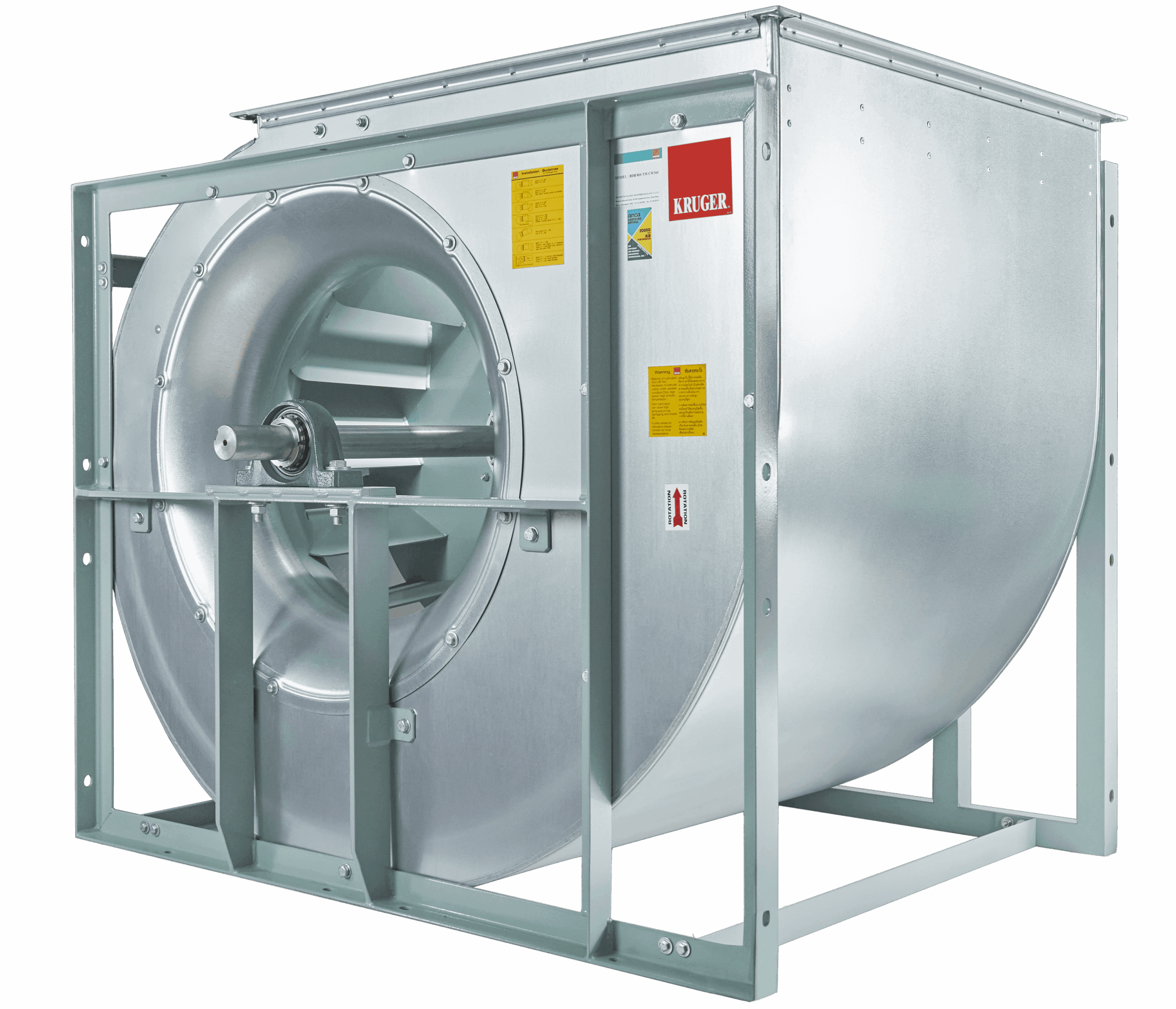 ADA Series Direct Coupling Double Inlet Centrifugal Fans Airfoil Wheels